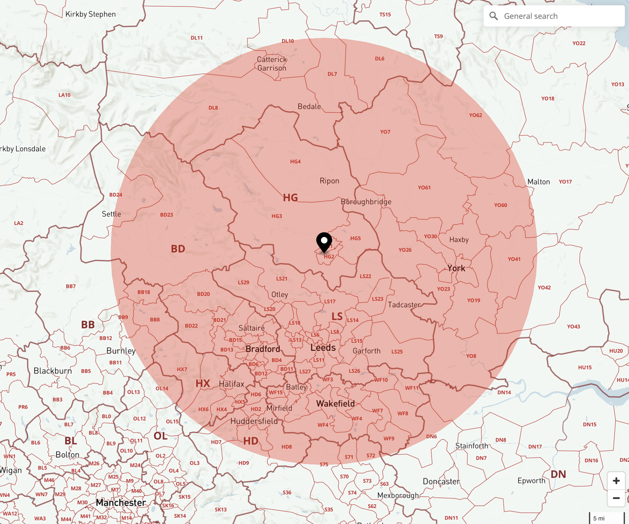 How To Plot A Radius On A Map Really Easily Using Our Point And Click Radius Plotter Tool Maproom