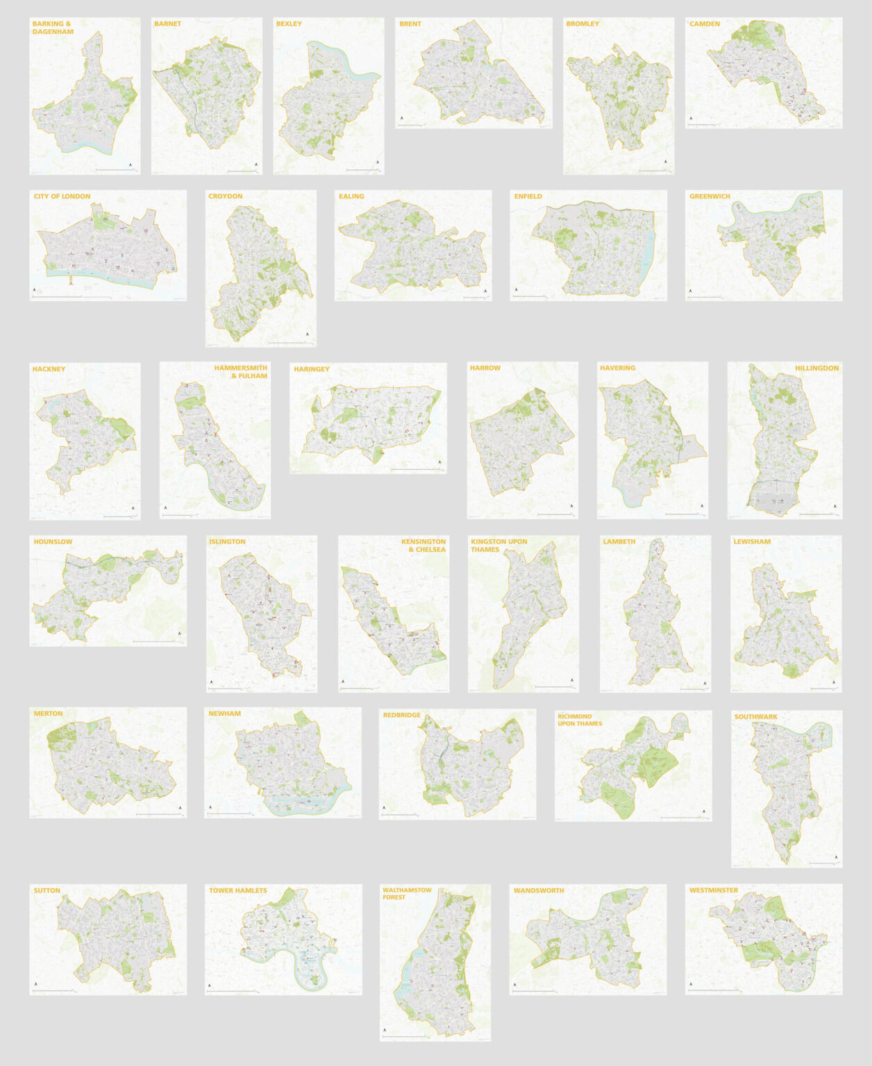 Maps of London - royalty free editable vector maps - Maproom