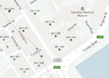 Map of AB postcode districts – Aberdeen – Maproom