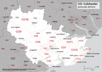 Postcodes scaled for easy A4 printing – Maproom