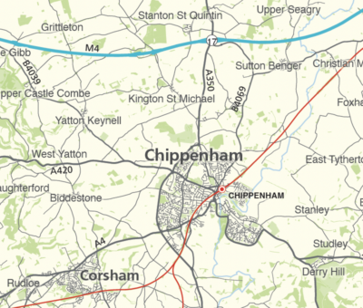 Wiltshire county map – Maproom