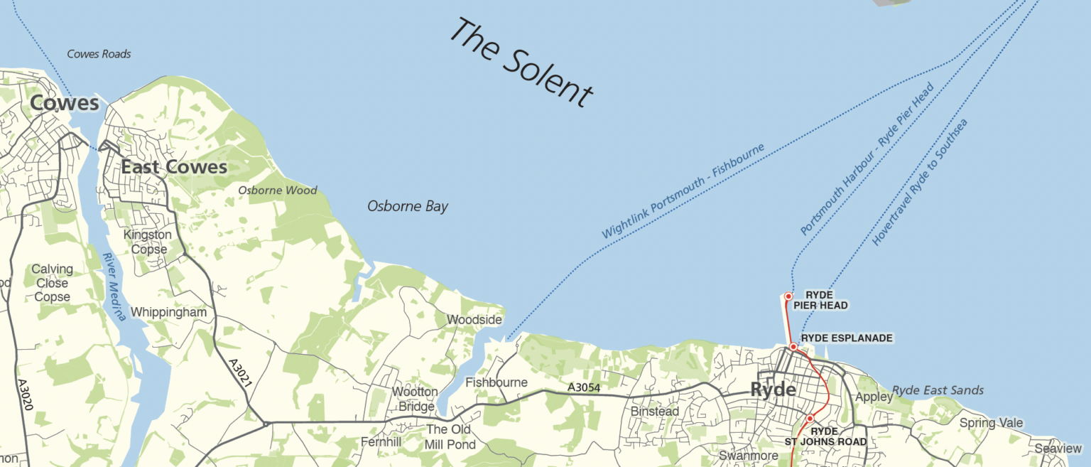 Isle of Wight map – Maproom