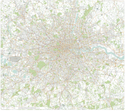 Map of Greater London districts and boroughs – Maproom