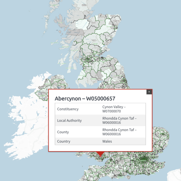 UK administrative region maps – Maproom