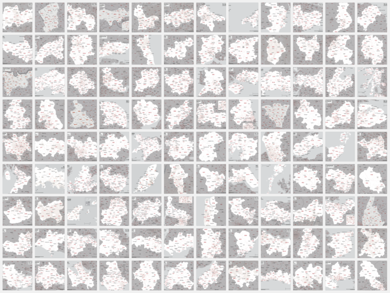 Map of WC postcode districts – West Central London – Maproom