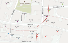Map of IP postcode districts – Ipswich – Maproom