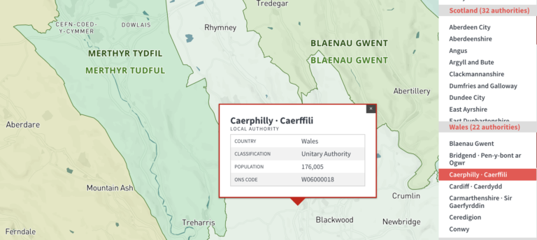 UK Local Authorities Map from April 2023 – Maproom