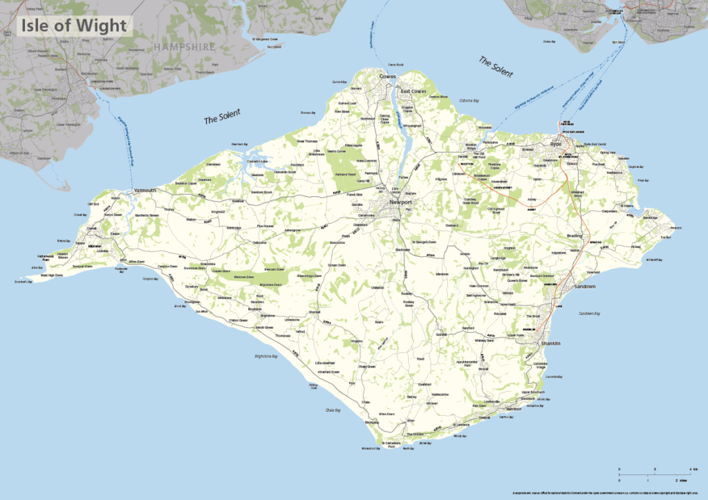 Isle of Wight map – Maproom