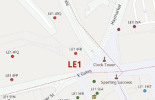 Map of LE postcode districts – Leicester – Maproom