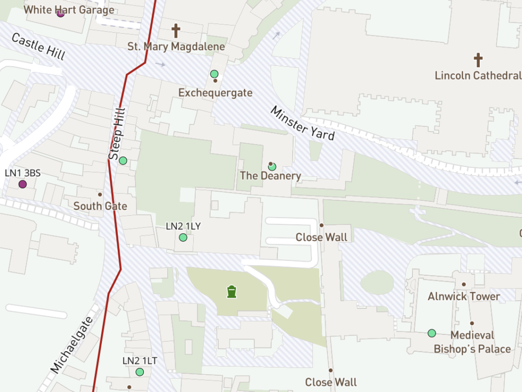 Map of LN postcode districts – Lincoln – Maproom