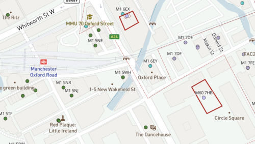 Map of M postcode districts – Manchester – Maproom