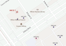 Map of MK postcode districts – Milton Keynes – Maproom