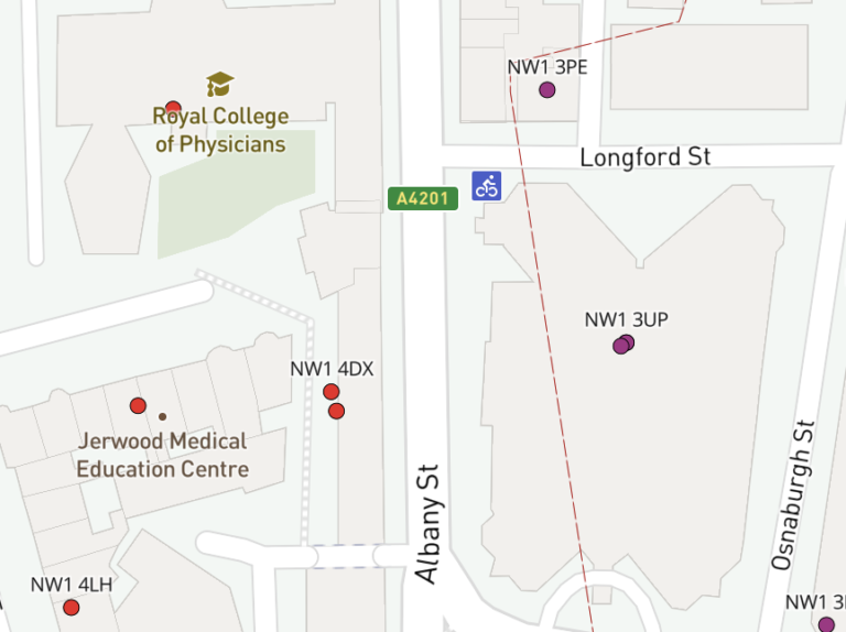 Map of NW postcode districts – North West London – Maproom
