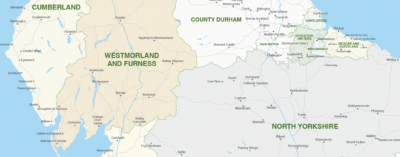 New Local Authorities maps from April 2023 – Cumberland, Westmorland ...