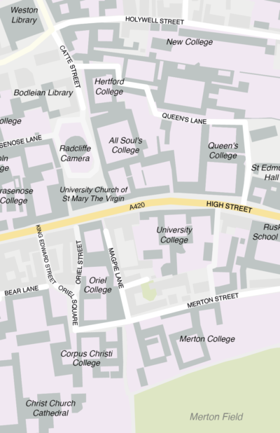 Oxford Street Maps – Maproom