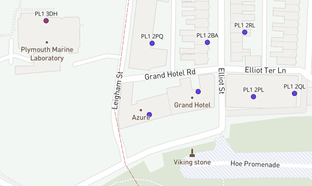 Map of PL postcode districts – Plymouth – Maproom