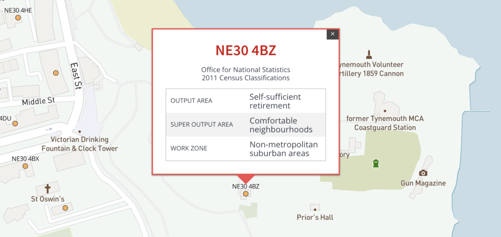 Postcode-output-area-and-work-zone-classifications – Maproom
