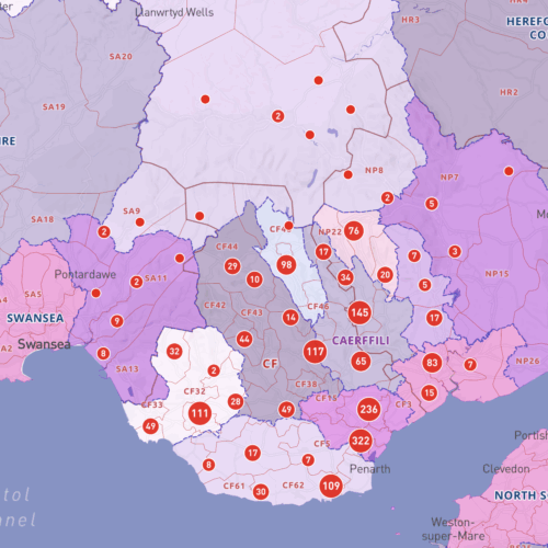 Dynamic postcode mapping tools – Maproom