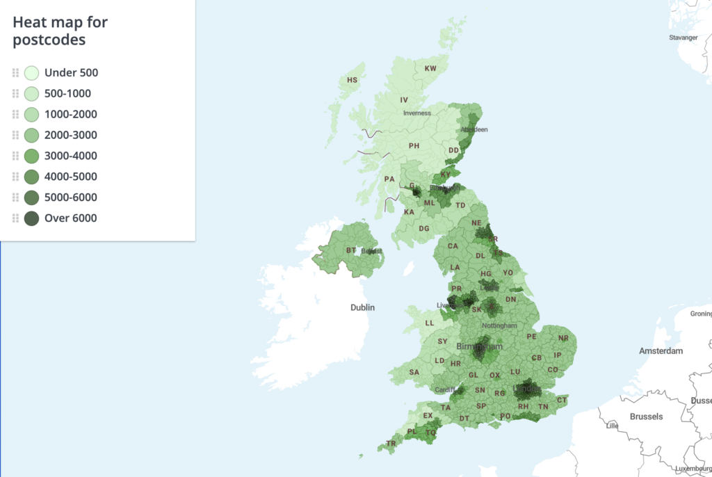 Screenshot-of-postcode-heat-map – Maproom