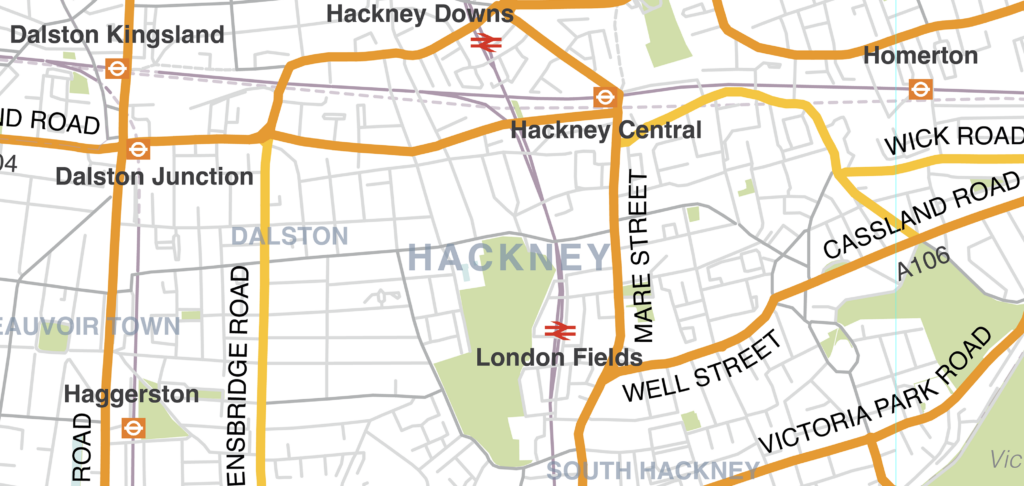Greater London detailed map with all roads, transport, institutions ...