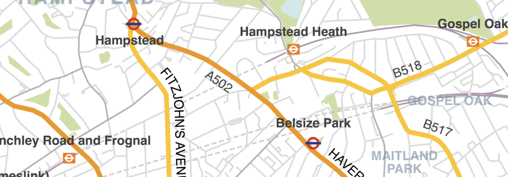 Greater London detailed map with all roads, transport, institutions ...