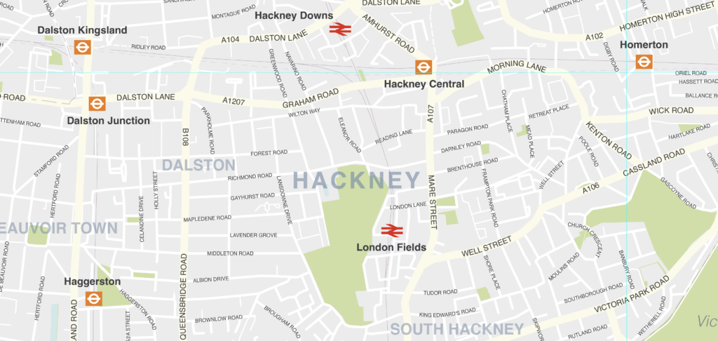 Greater London detailed map with all roads, transport, institutions ...