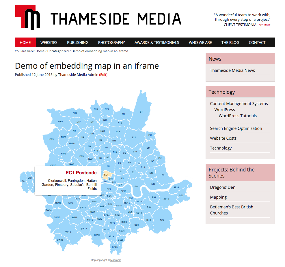 iframedemo – Maproom