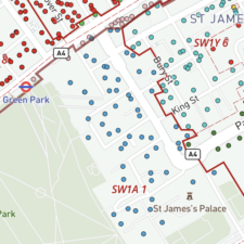 Overview of our digital postcode maps and mapping tools – Maproom